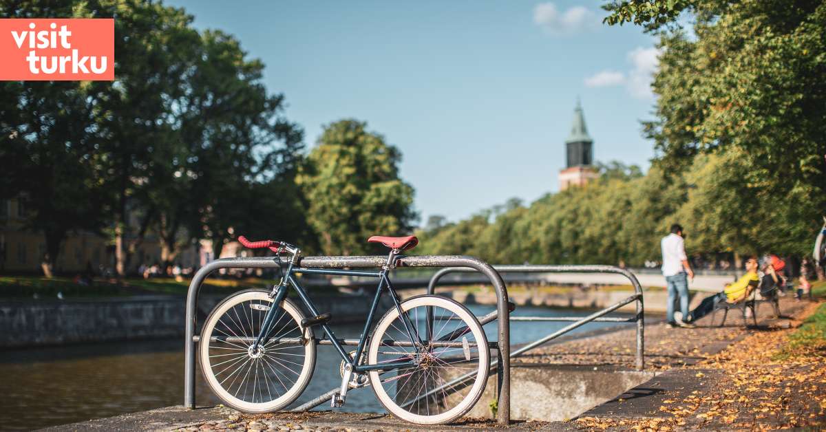 The Turku region cycling route No.1 – route along the River Aura shore ...